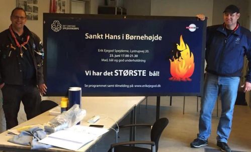 Slangerup Online :: Erik Ejegod Spejderne. Sankt Hans aften